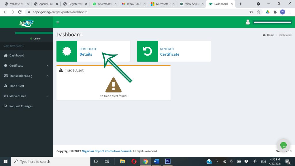 E-registration - NEPC